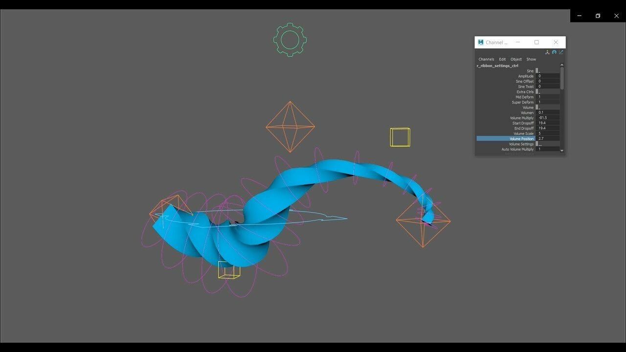 ArtStation - Custom Ribbon Rig