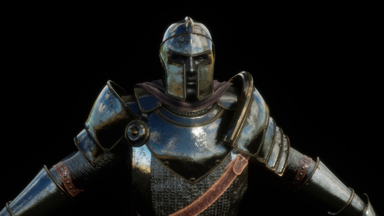 ArtStation - Knight materials (UE4)