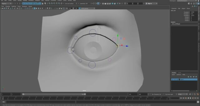 ArtStation - Teaching material: Eye rig