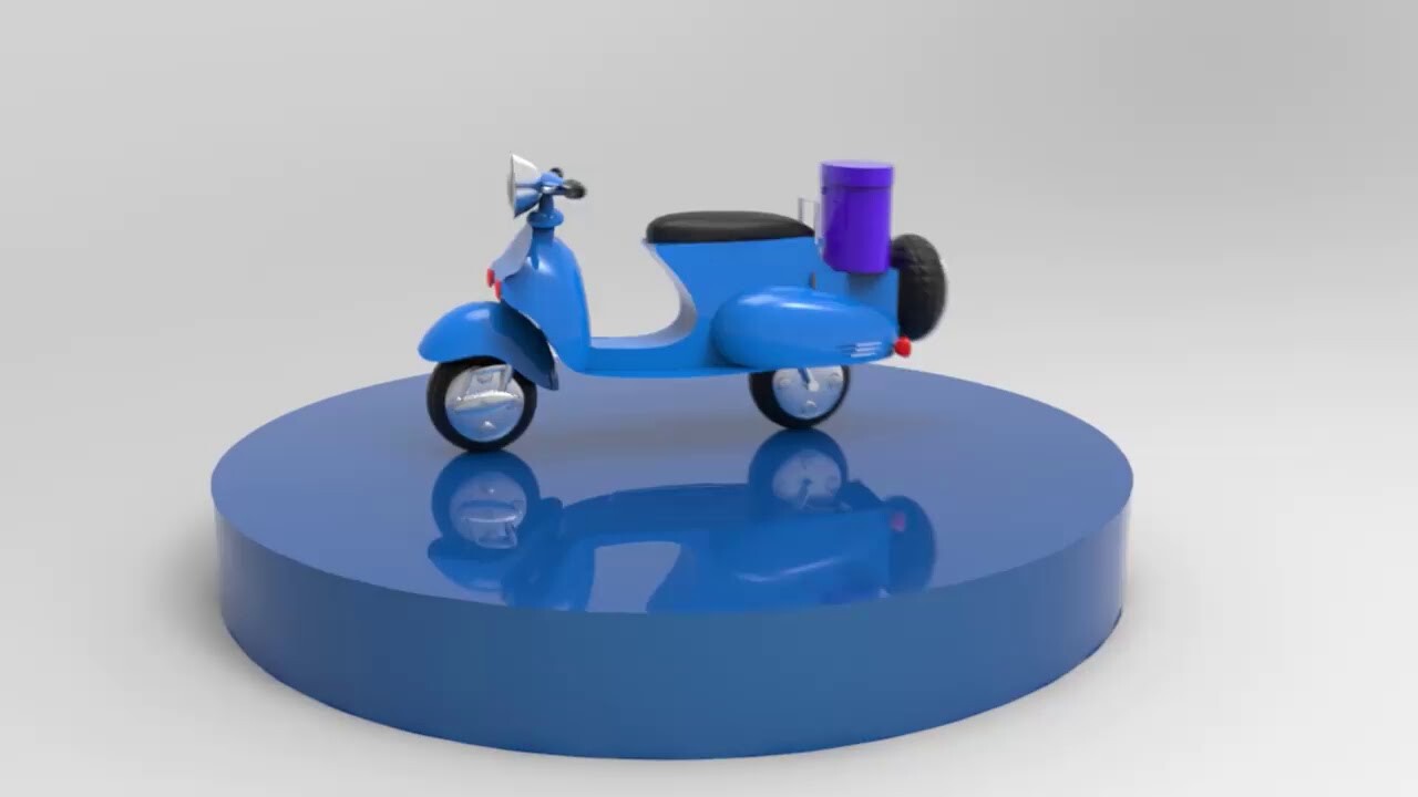 ArtStation - scooter model