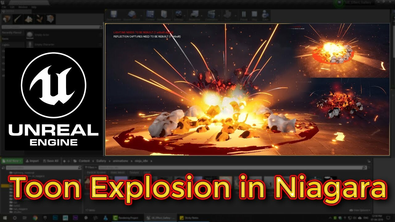ArtStation - Unreal Engine Toon Explosion in Niagara Tutorial