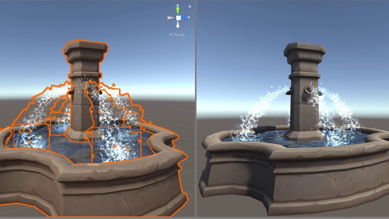 ArtStation - Fountain Water Effect