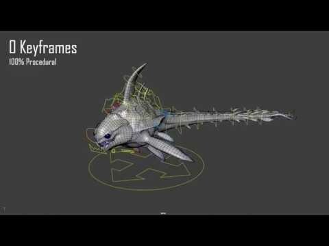 ArtStation - Deep Sea Creature | Procedural Creature Rig