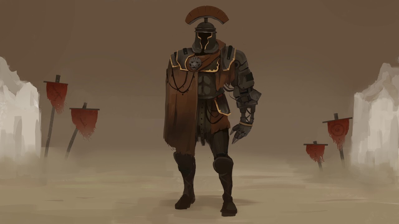 ArtStation - Sci-Fi Centurion (2D Animation Loop)