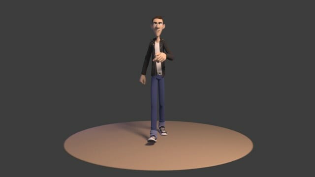 ArtStation - Walk Cycle Exercise 3D Animation
