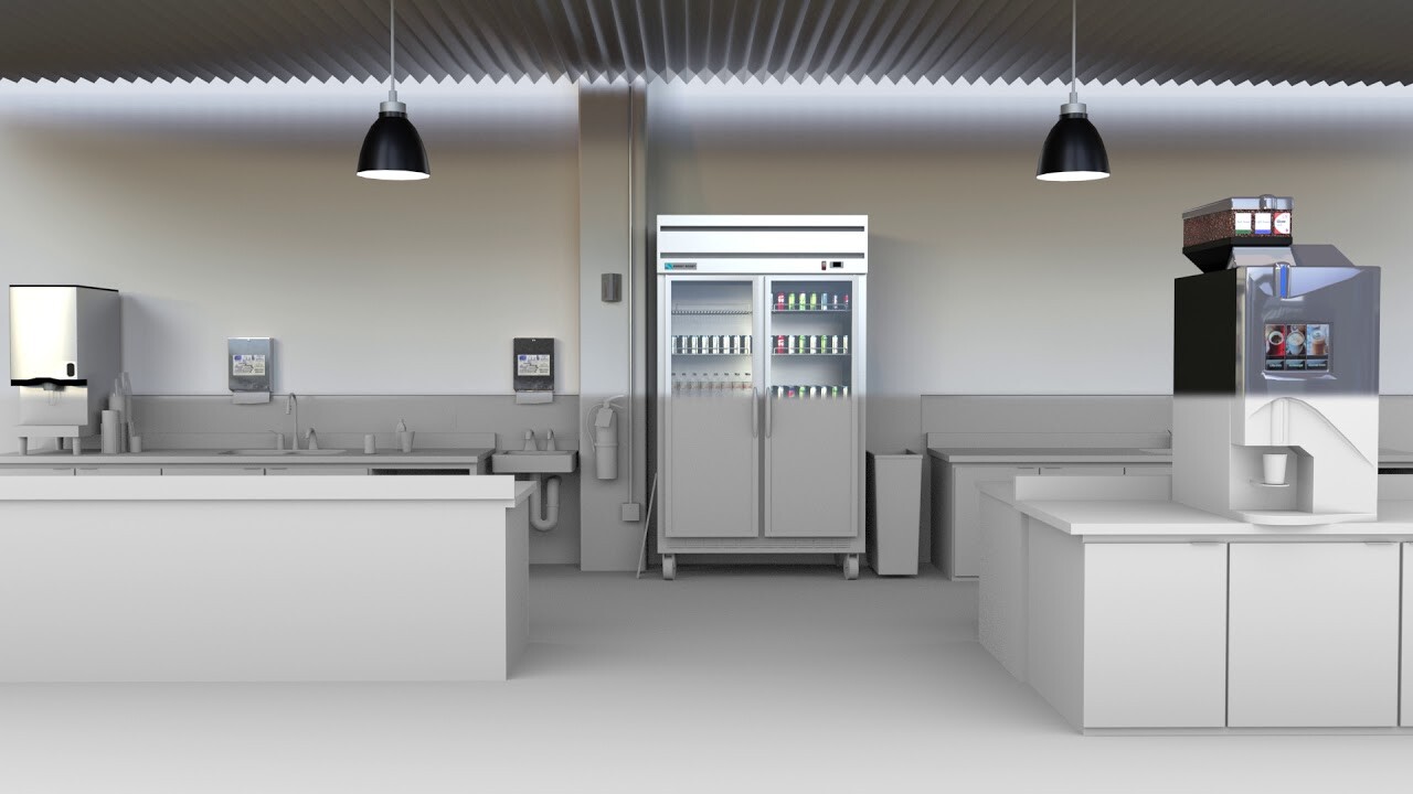 ArtStation - Micro Kitchen @ Google X