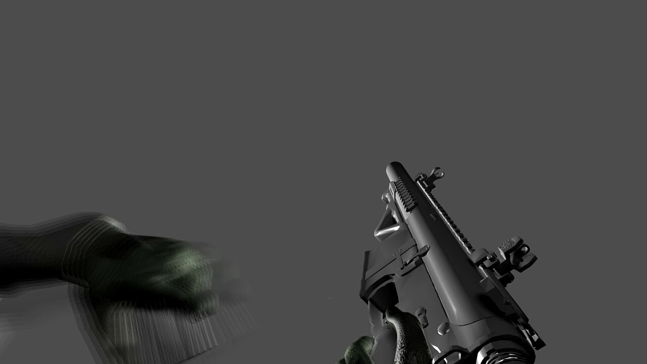 ArtStation - Assault Rifle First Person Animations