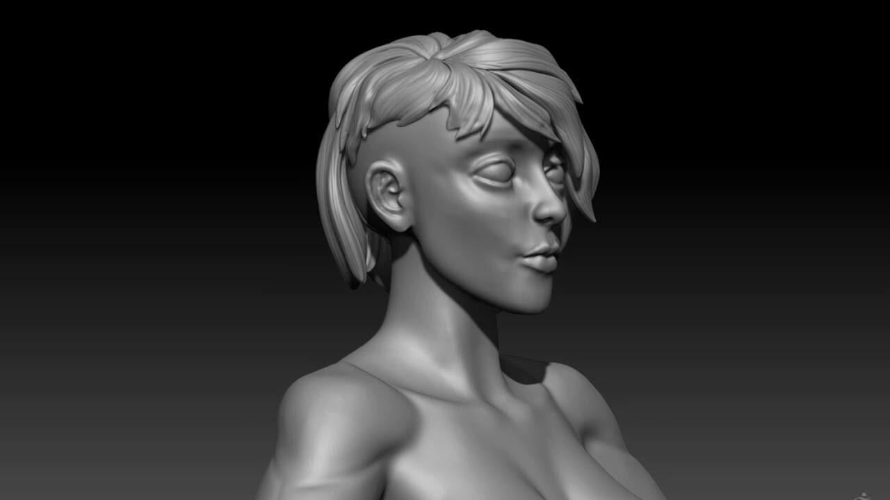 ArtStation - Character modelisation - Daphne