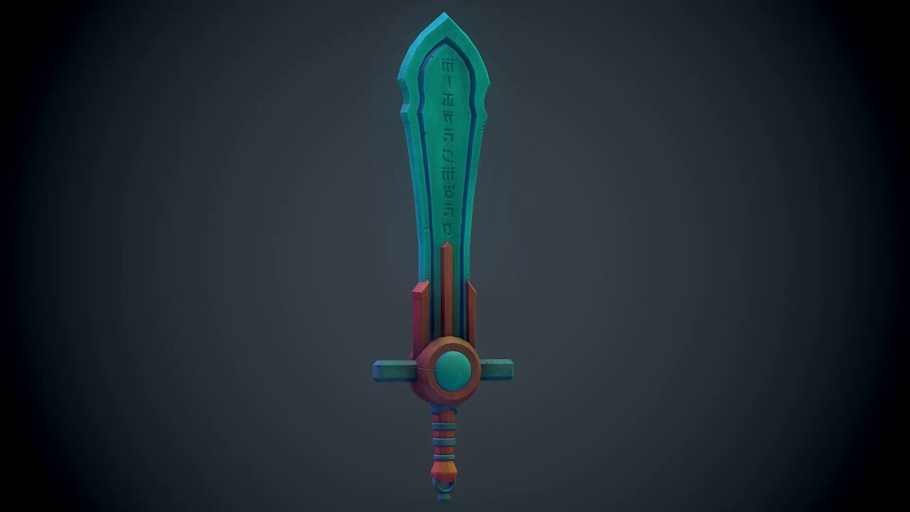 ArtStation - Stylized 3D Sword