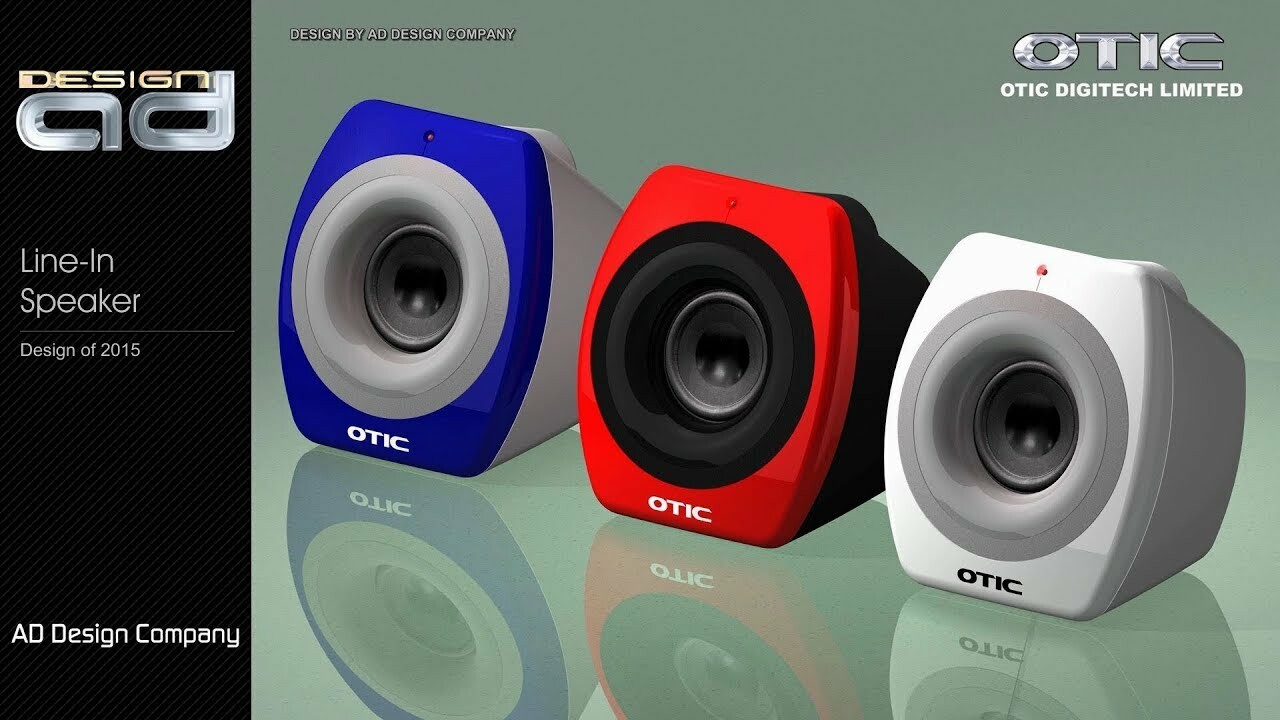 ArtStation - PRODUCT DESIGN ∷ Line-In Speaker