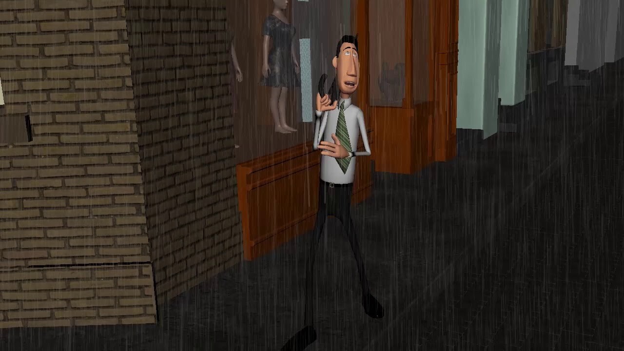 ArtStation - Singing in the Rain Cartoon Animation