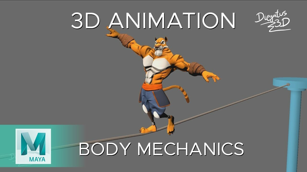 ArtStation - 3D Animation: Body Mechanics – Tight rope | Diegatus 3D