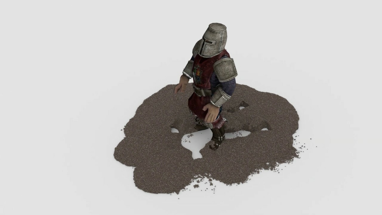 ArtStation - character Standing on sand.