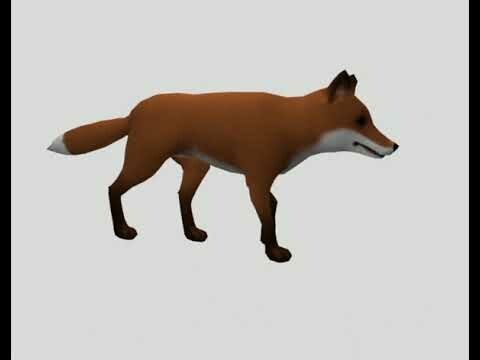 ArtStation - Fox Walk Cycle 3D Animation