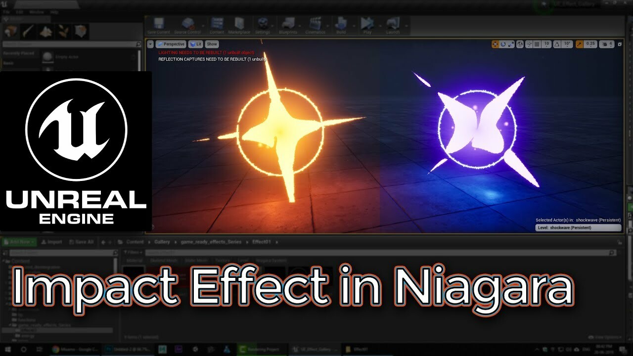 ArtStation - Unreal Engine Impact Effect in Niagara