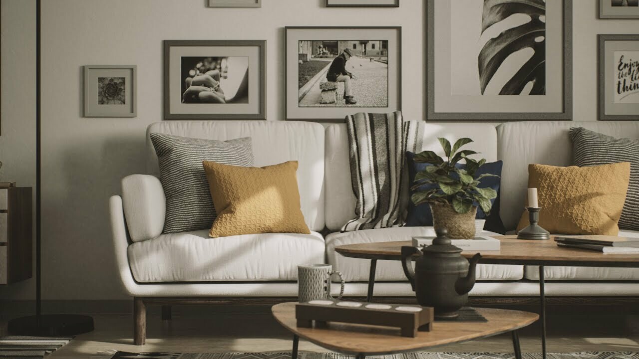 ArtStation - My new version animation of Scandinavian interior realtime ...