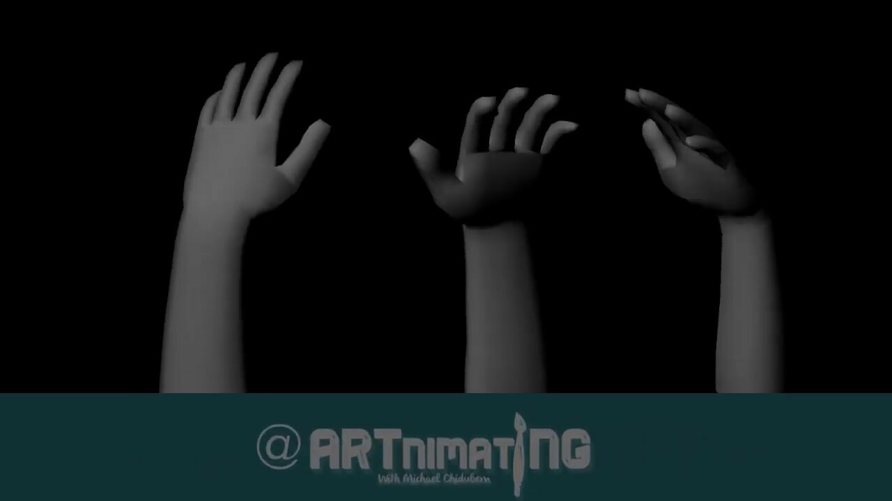 ArtStation - Simple Hand Rig