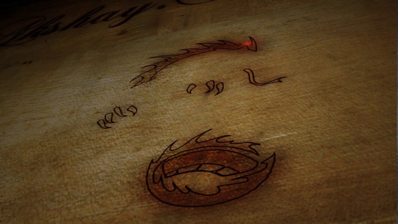 ArtStation - Burnt wood text effects and image animation