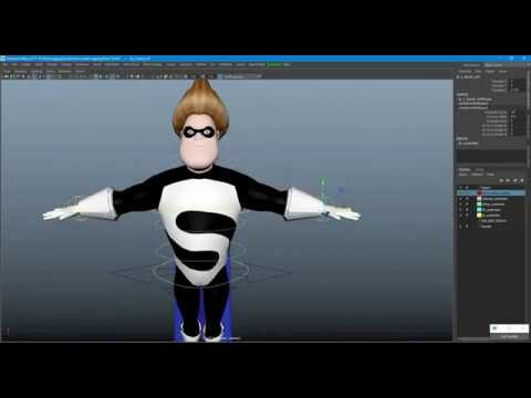 ArtStation - 3D Character Rigging #Autodesk Maya