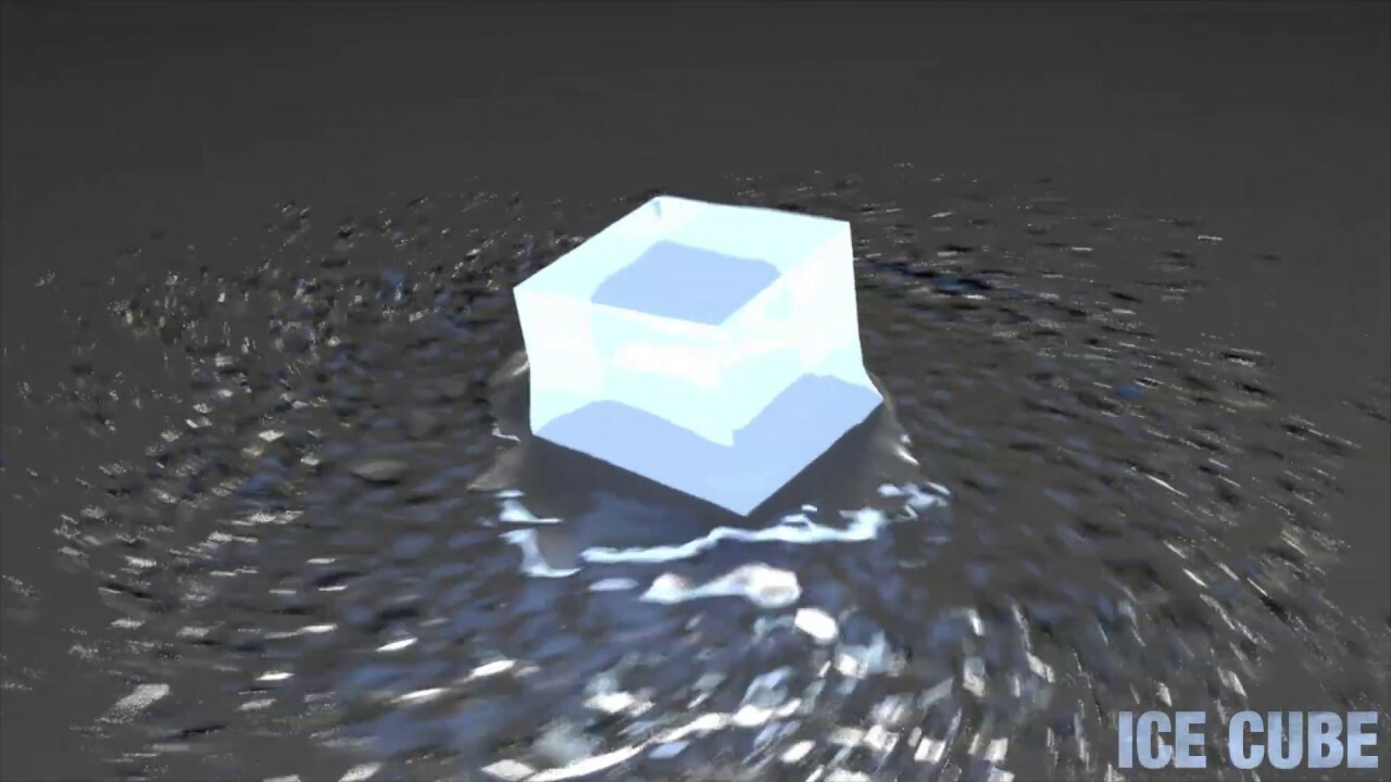 ArtStation - Transformation of a magic ice cube