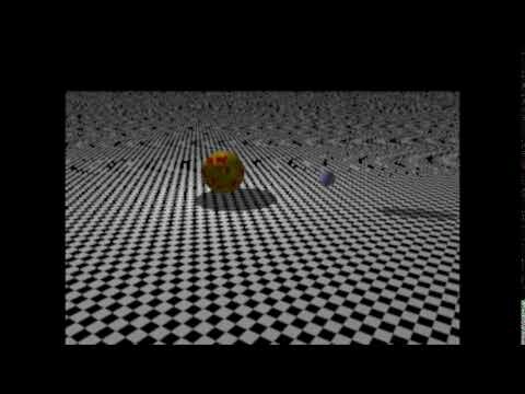 ArtStation - POV-rayで3DCGのアニメーションを作ってみた