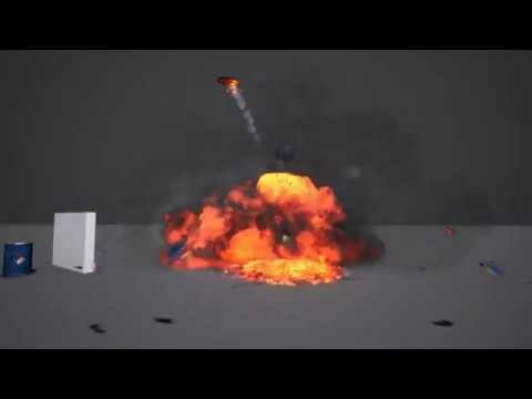 ArtStation - Exploding Barrel Blueprint & Effects