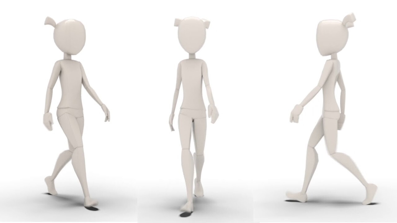 ArtStation - Body Mechanics - Human Walk Cycle