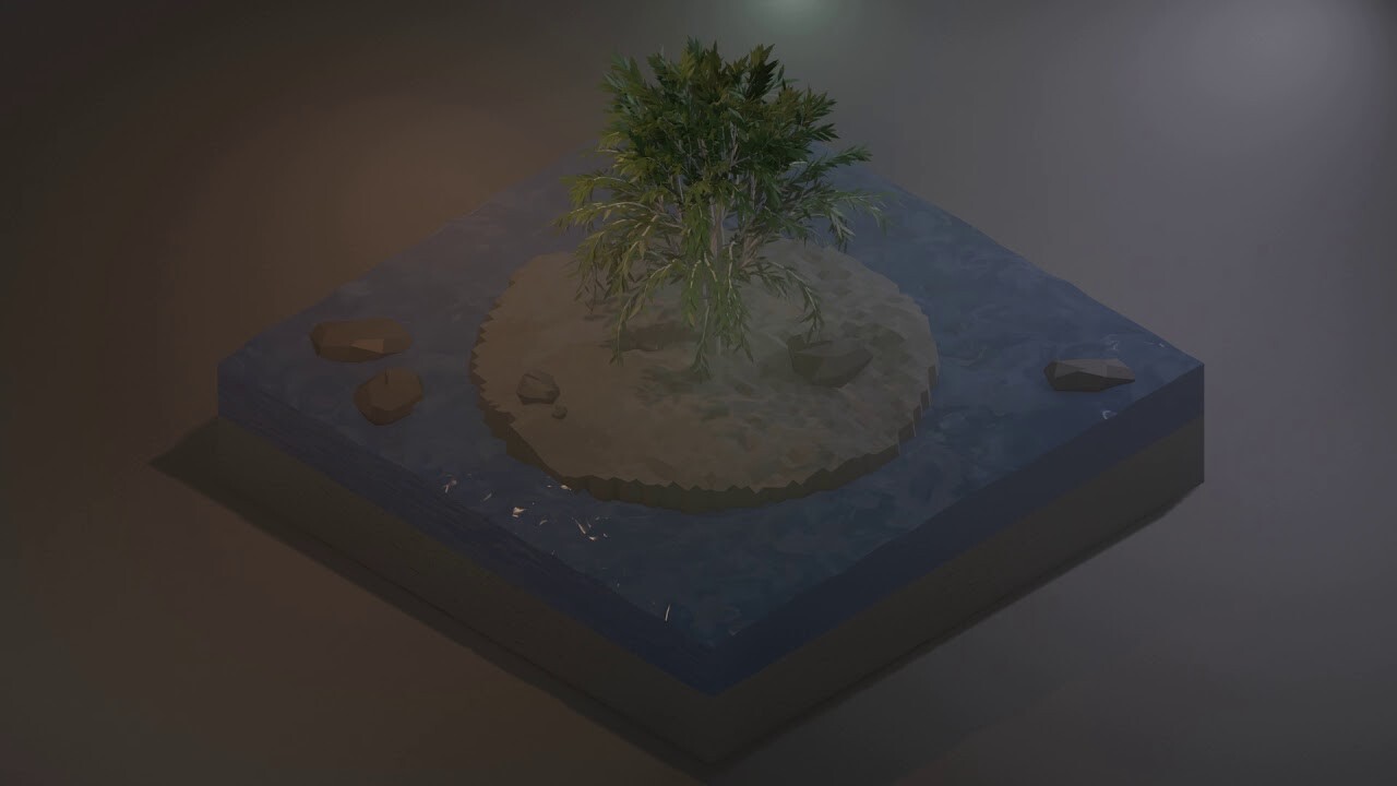 ArtStation - Animated low poly blender scene