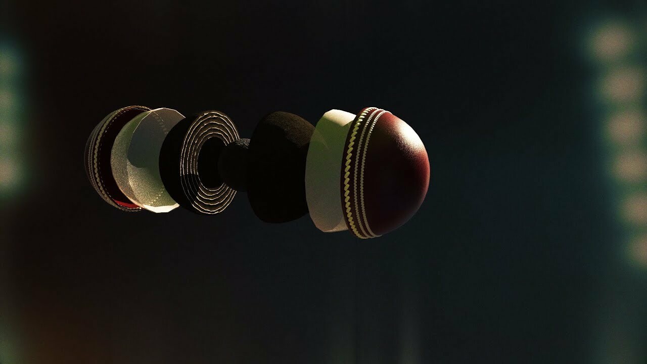 ArtStation - What's inside a Cricket Ball? | 3D animated
