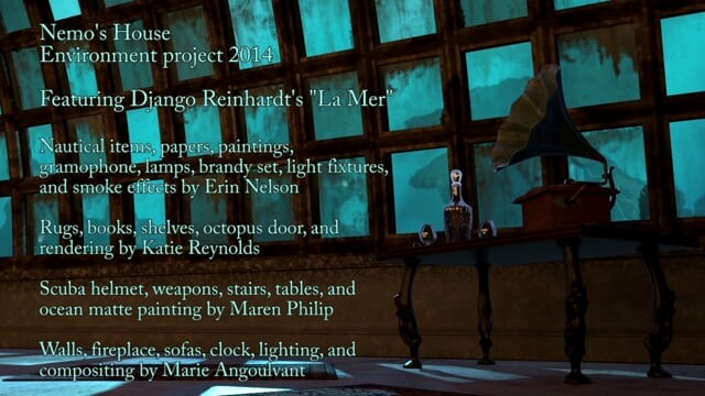 ArtStation - Captain Nemo's Underwater Home