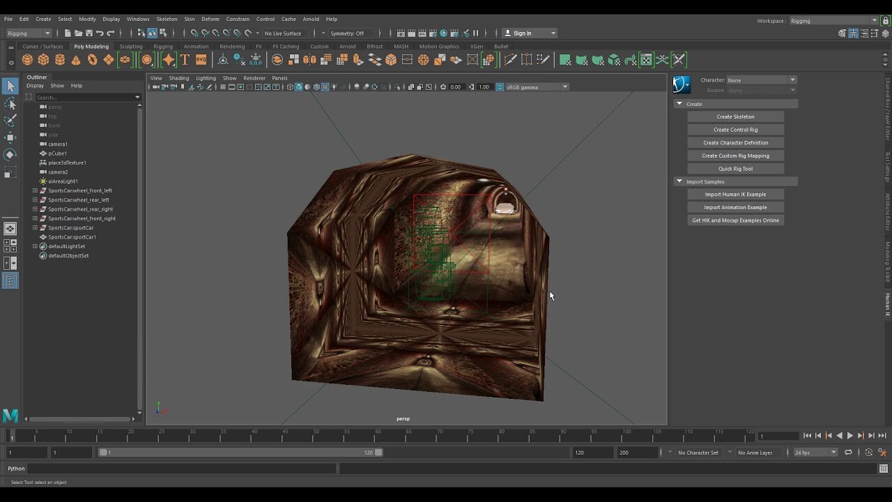 ArtStation - Camera Projection - Maya (Movie Clip)
