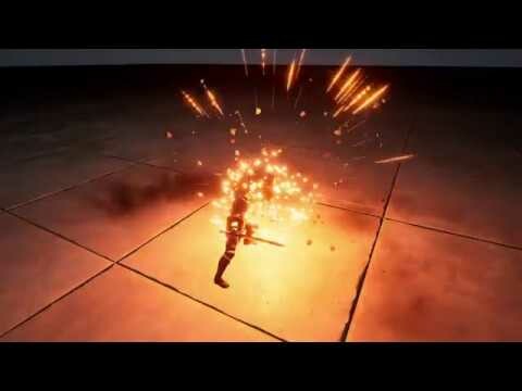 ArtStation - Sword Attack in unreal engine (use ribbon particles)