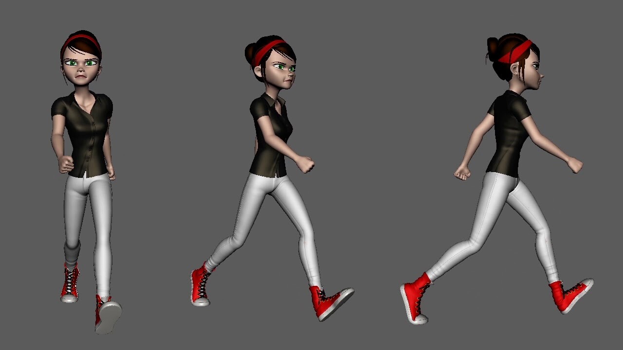 ArtStation - Biped Walk Animation