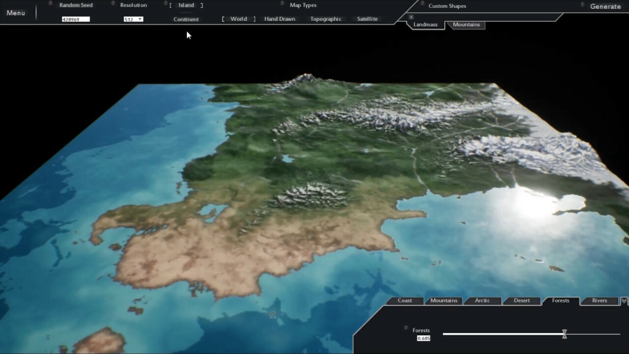 ArtStation - Atlas Engine- Procedural Map and Landscape Designer (Work ...