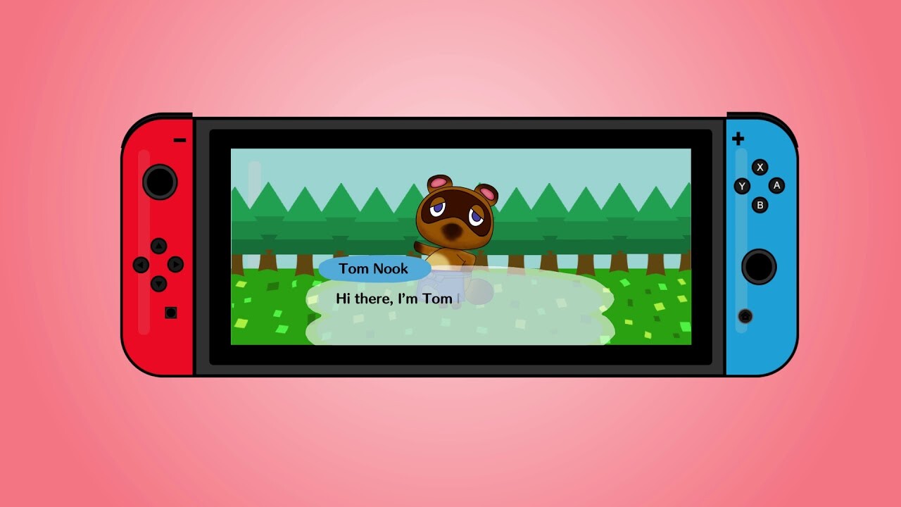 ArtStation - Nintendo Switch Animal Crossing 2D animation