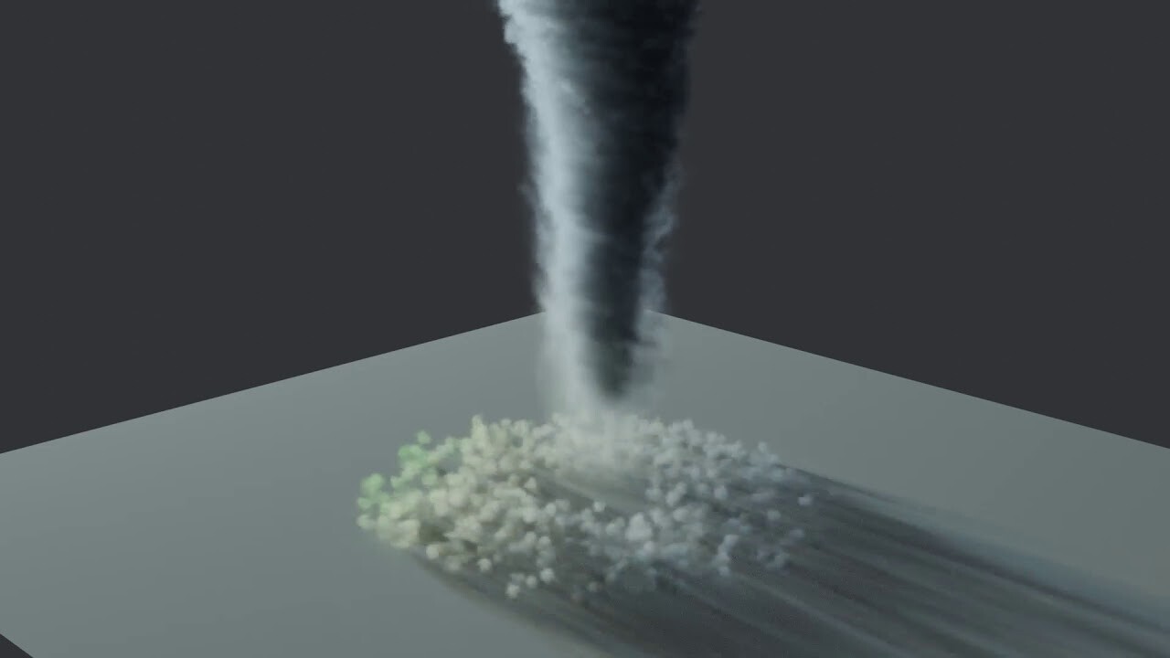 ArtStation - Tornado Test Animation