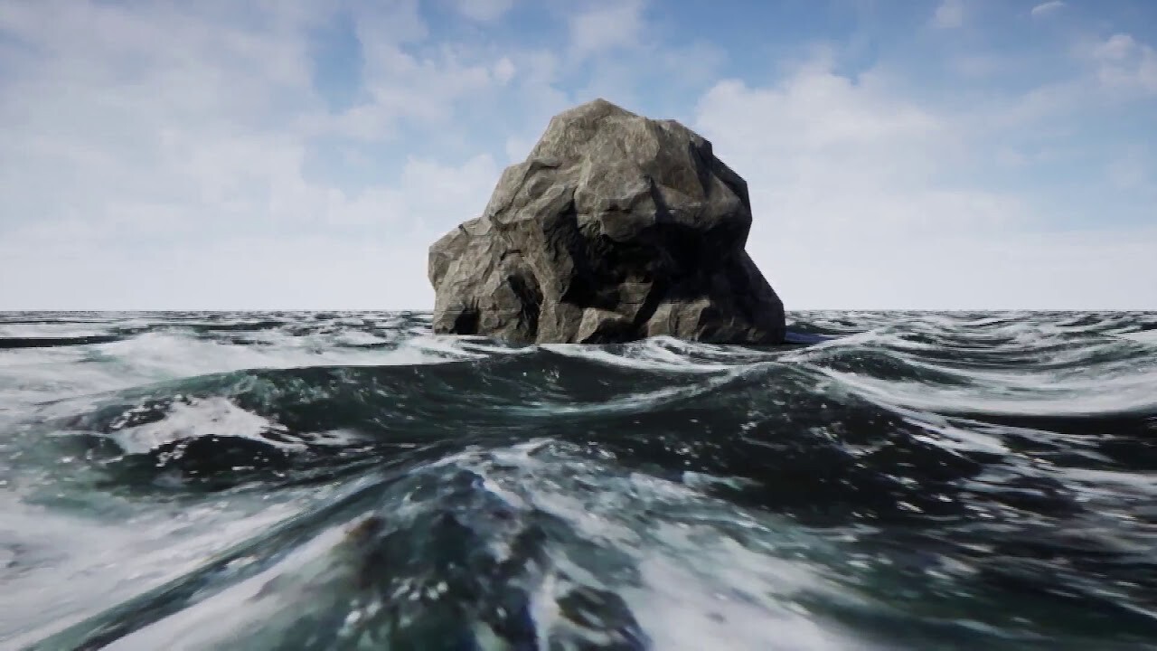 ArtStation - Gerstner waves with UE4