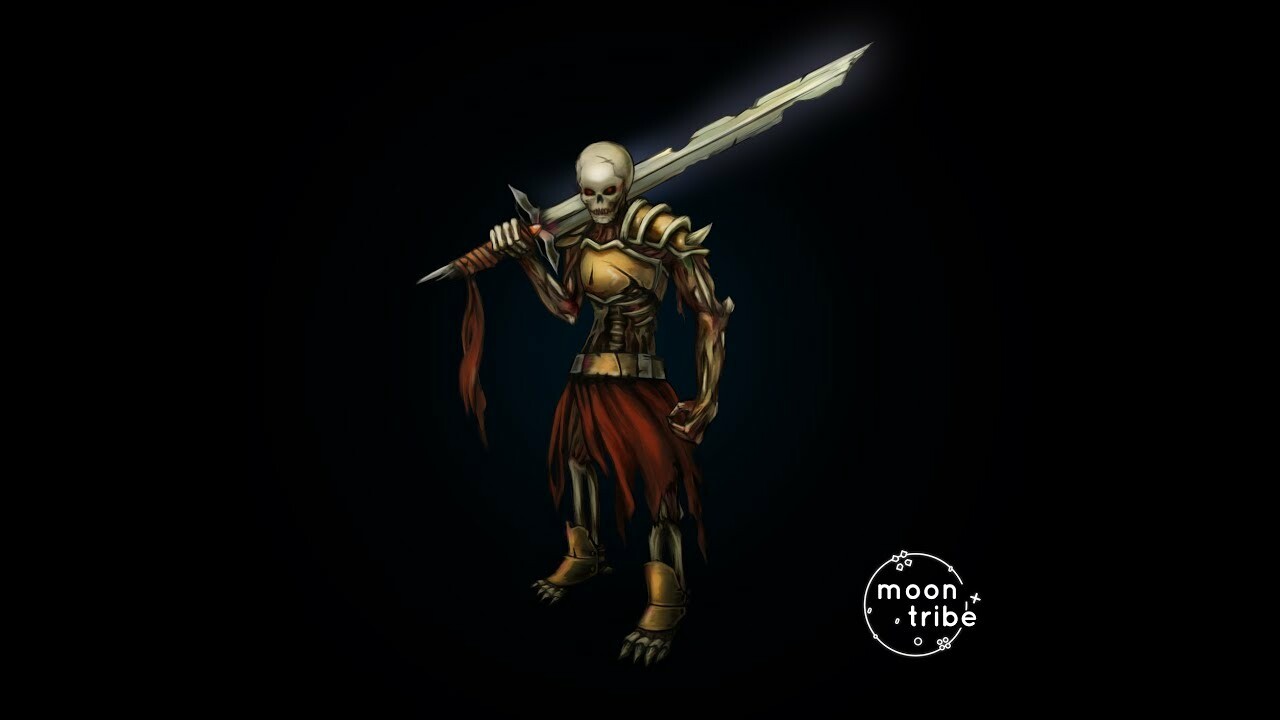 Moon Tribe Studio - Skeleton art and animation