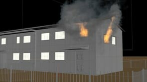 ArtStation - Houdini Pyro House Fire RnD