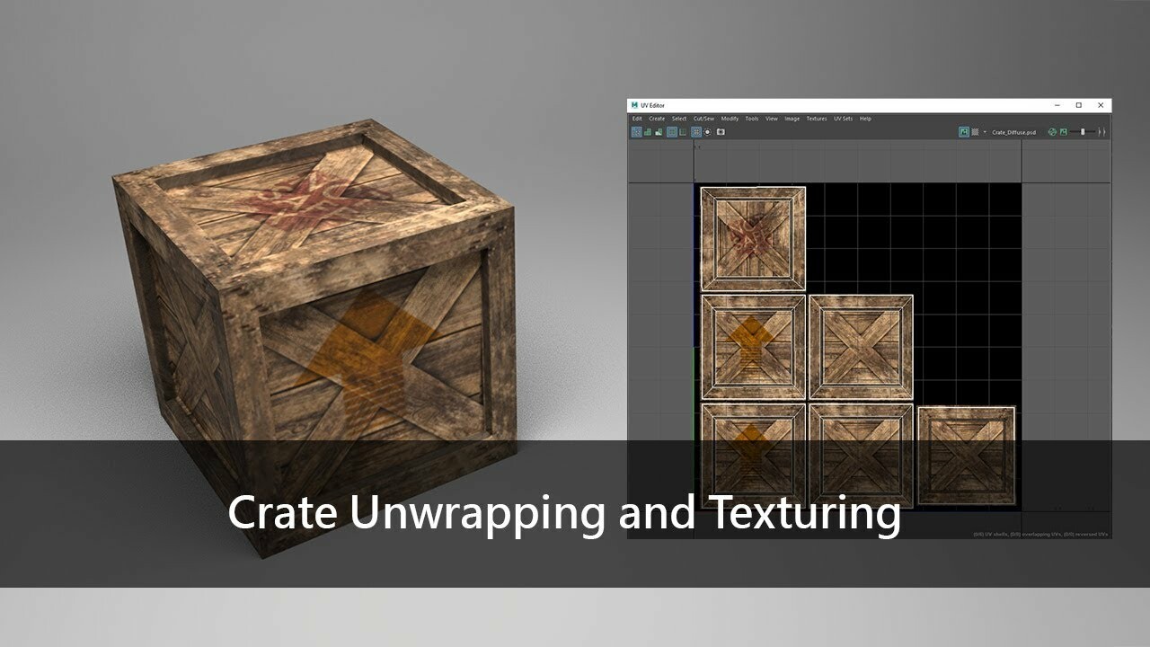 ArtStation - Crate Unwrapping and Texturing