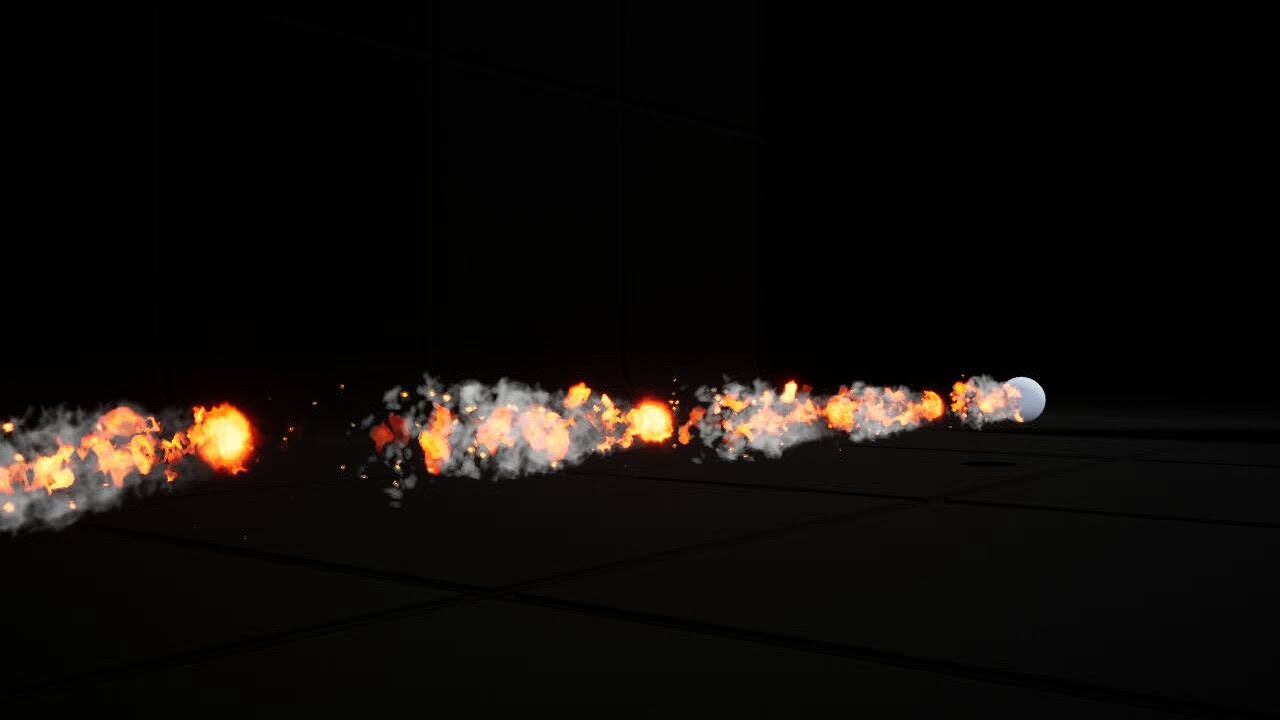 ArtStation - Stylized Fireball Effect