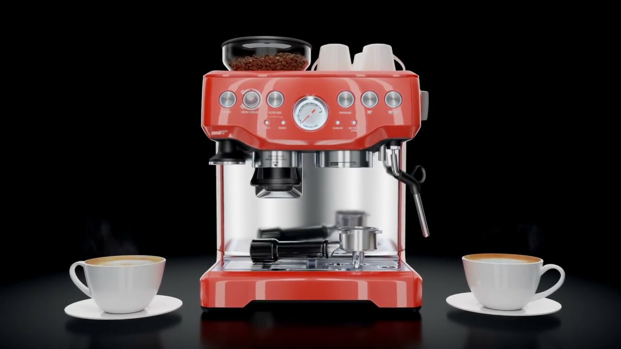 ArtStation - 3D Visualization of coffee machine