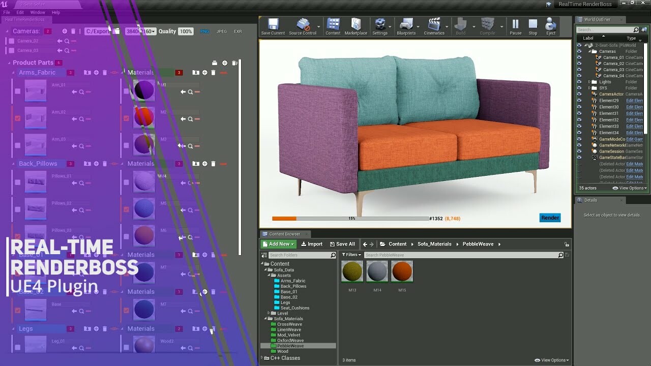 ArtStation - Configure - Render - Repeat | Realtime RenderBoss | UE4 Plugin