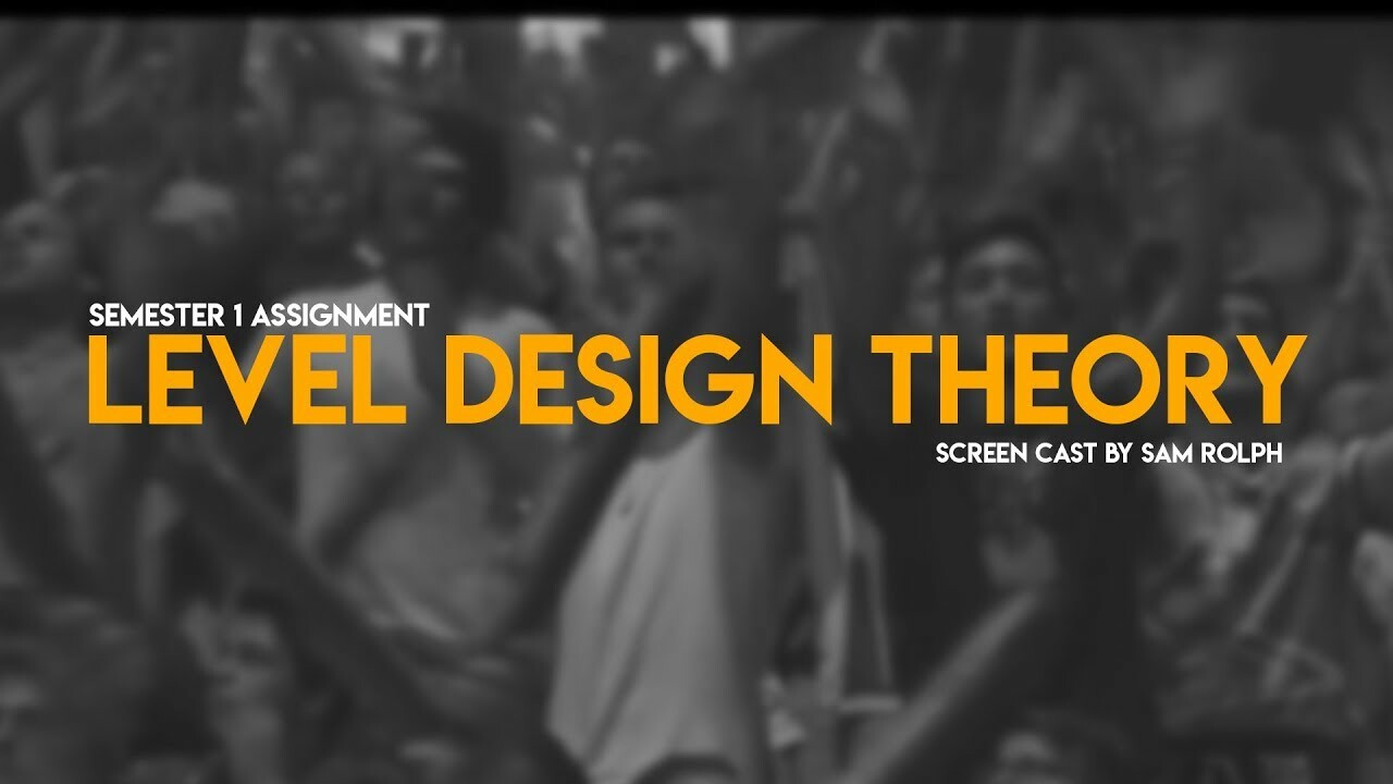 ArtStation - Level Design Theory (Year 1 Sheffield Hallam)