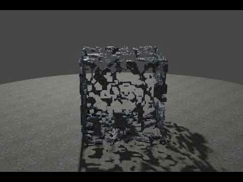 ArtStation - Dissolving Cube