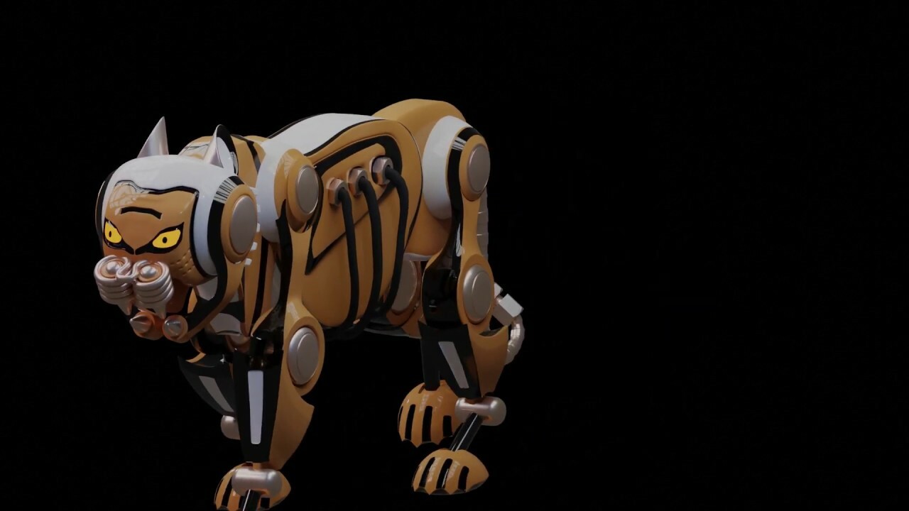 ArtStation - Tiger Robot