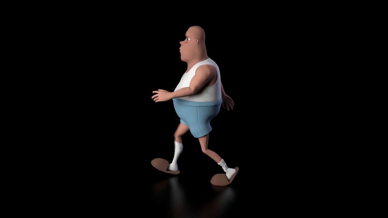 ArtStation - 3D Character Walking Cycle