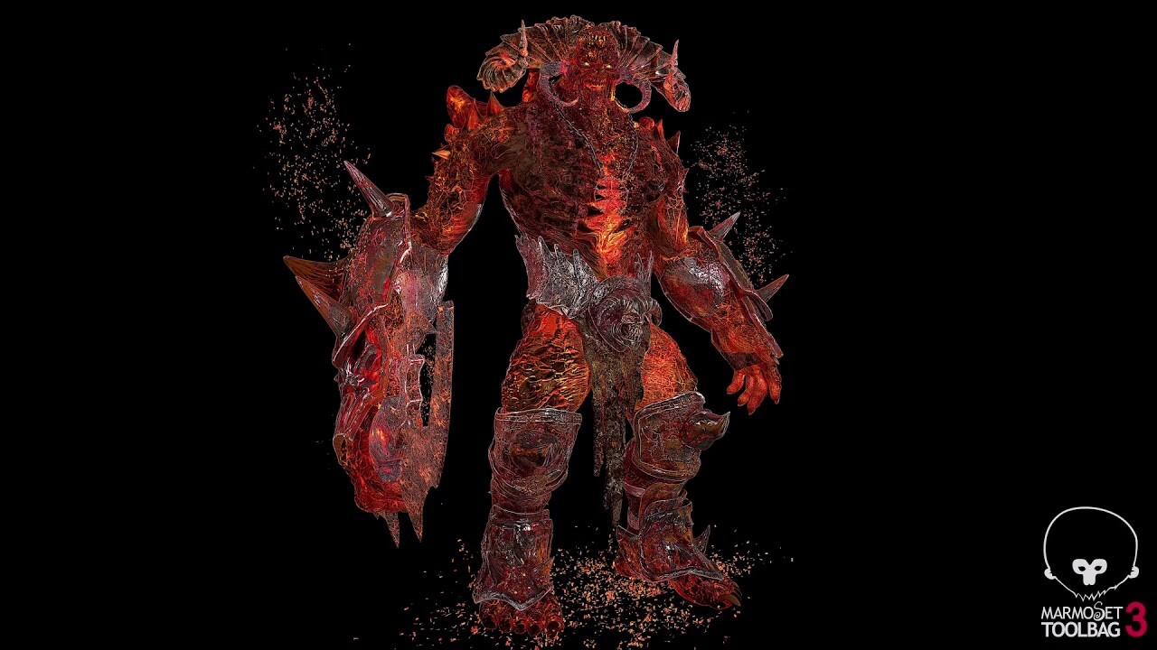 ArtStation - Lava demon