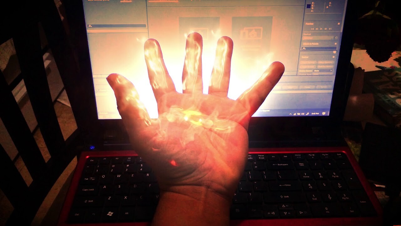 ArtStation - Hand on Fire