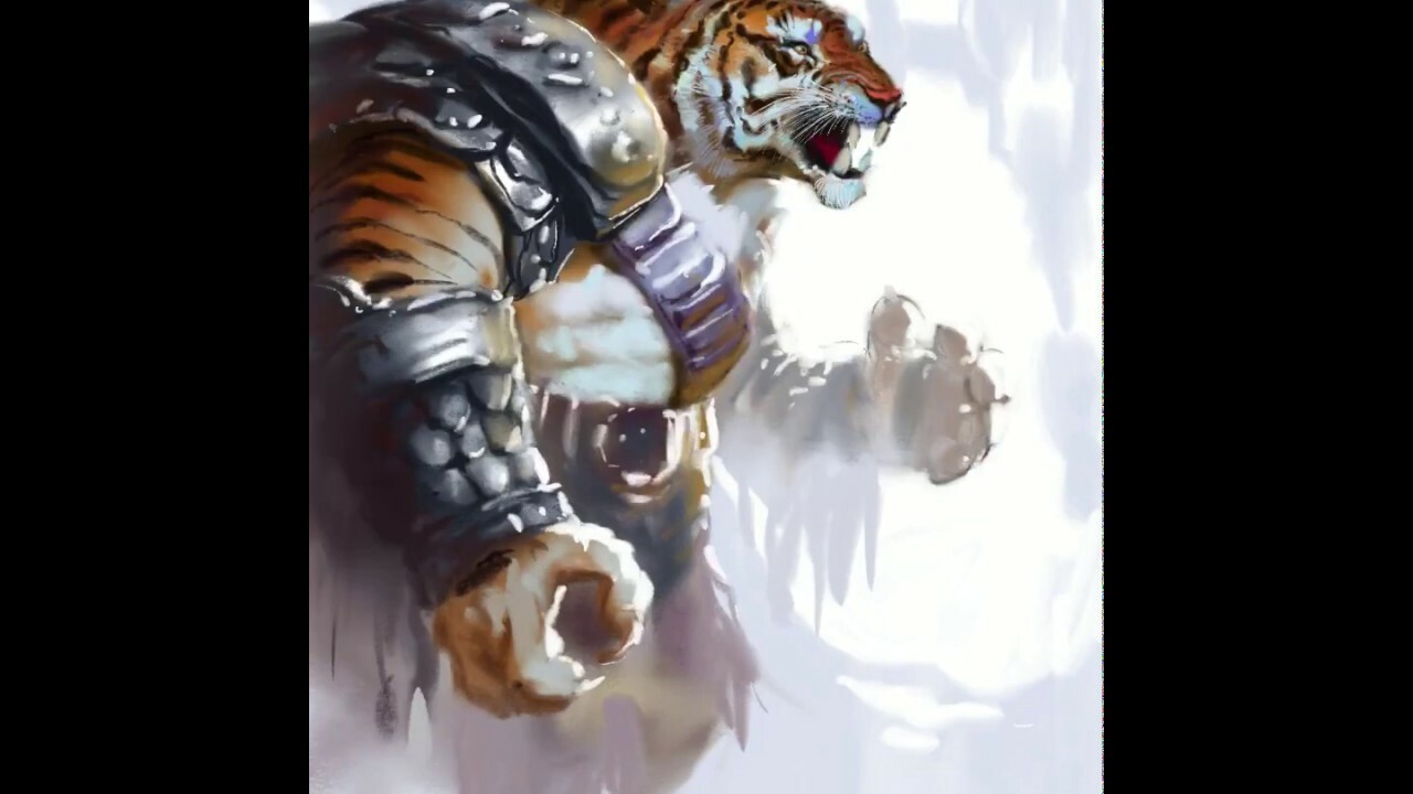 ArtStation - Tiger Warrior